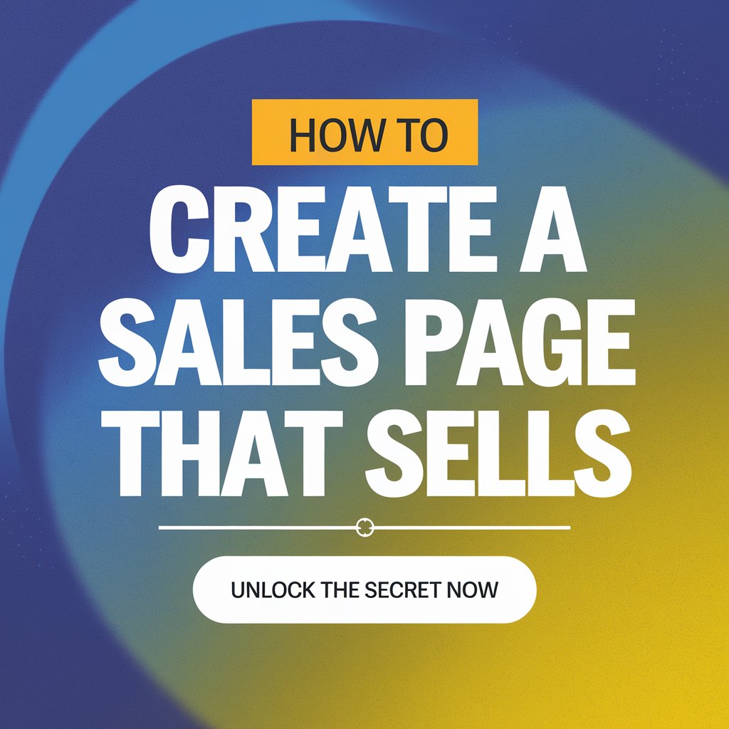 Sales Page Templates: How to Create a Sales Page that Sells - Maku Seun ...