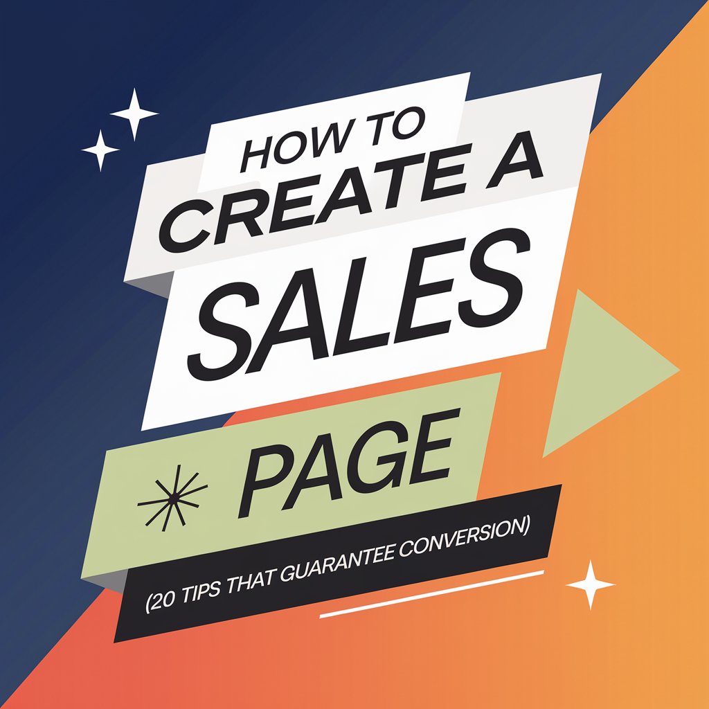 How To Create A Sales Page (20 Tips That Guarantee Conversion) - Maku Seun