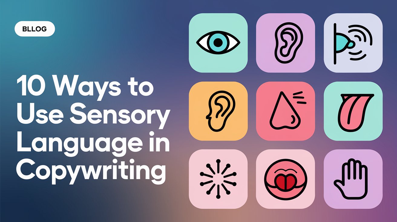 10 Ways to Use Sensory Language in Copywriting - Maku Seun