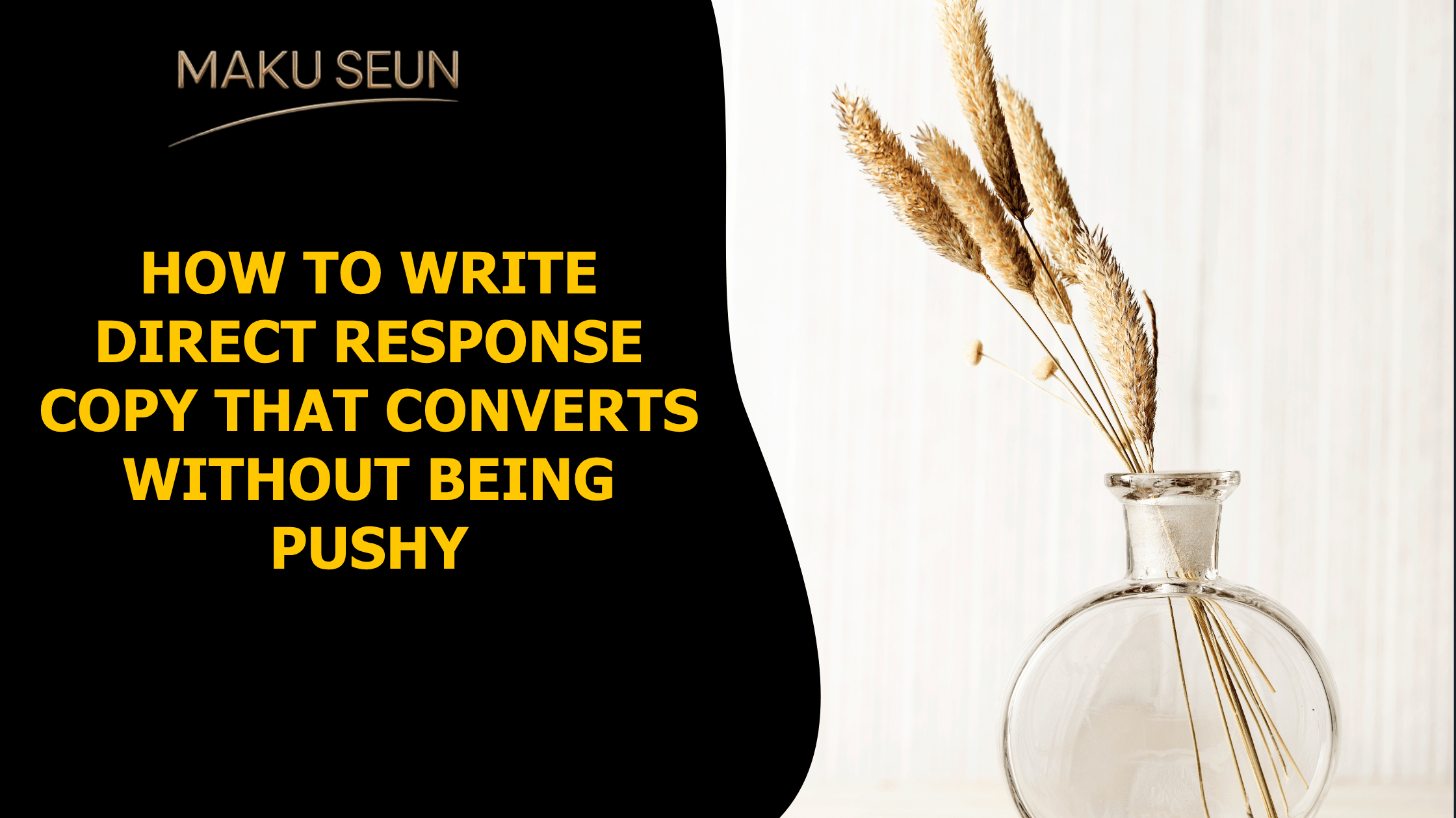 How to Write Direct Response Copy That Converts - Maku Seun | Direct ...